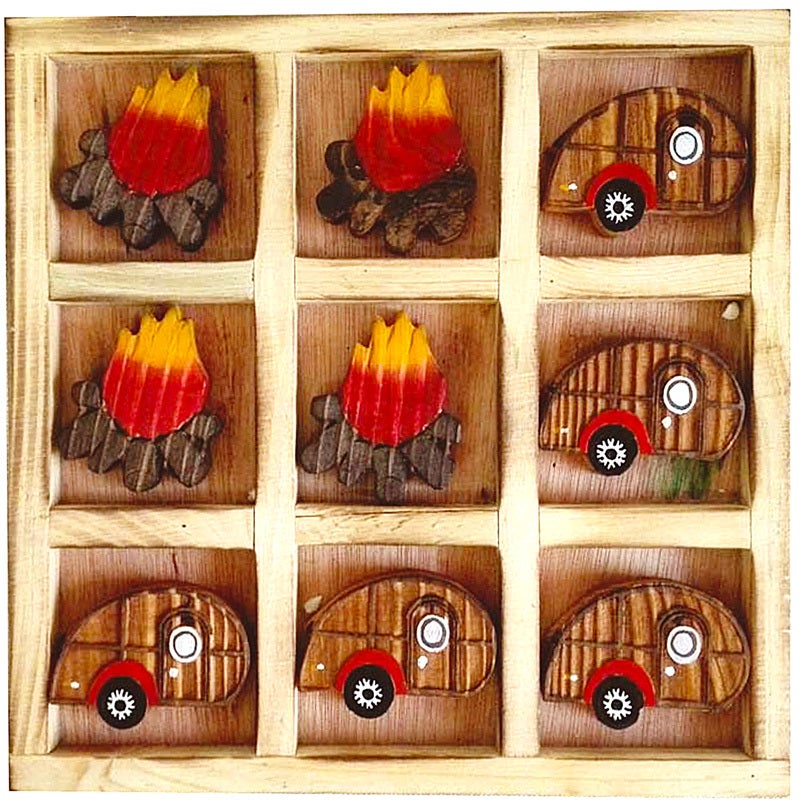 TIC TAC TOE CAMPFIRE/CAMPER | Honey & Things